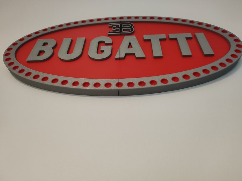 Bugatti Logo 20 40 60 Cm 3D Print - Etsy