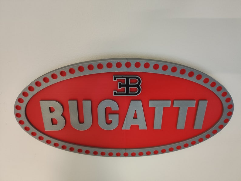 Bugatti Logo 20 40 60 Cm 3D Print - Etsy
