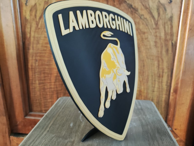 Lamborghini Logo – 20 Cm - 3D Print - Etsy