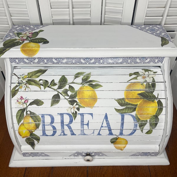 Yellow Bread Box - Etsy