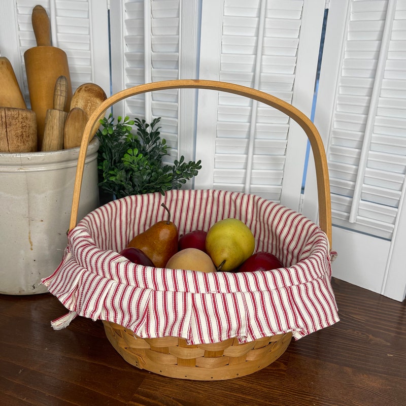 Red Basket - Etsy