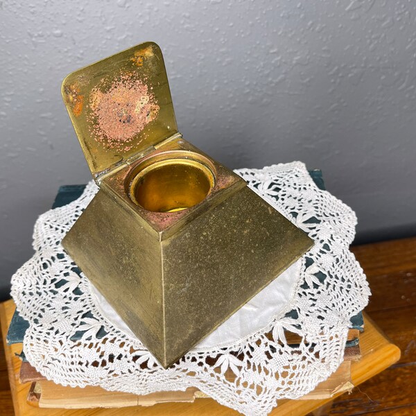 Brass Inkwells - Etsy
