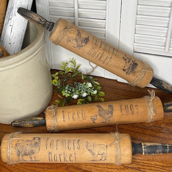 Vintage Rolling Pins - Etsy