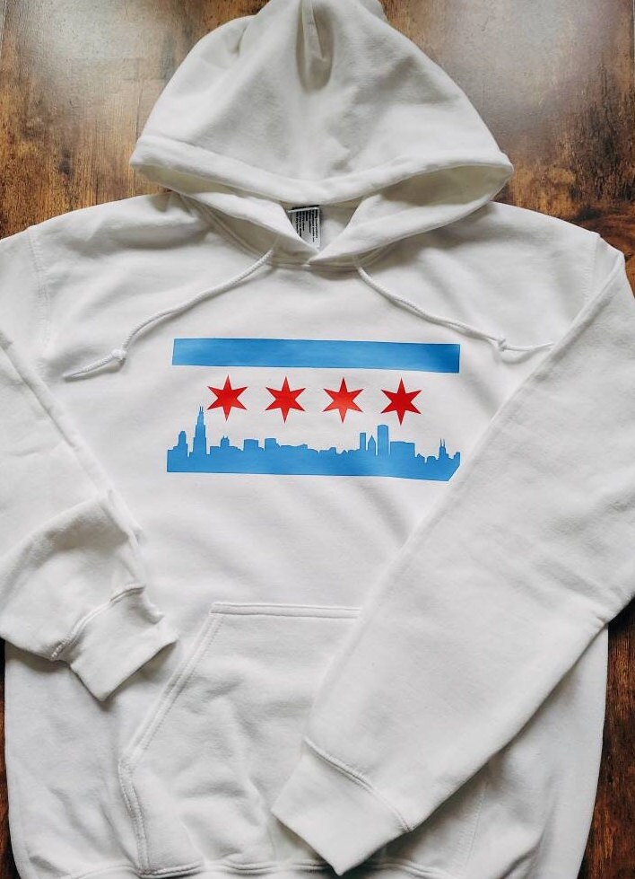 Chicago Sweater Chicago Skyline Sweater Chicago Illinois Pullover ...