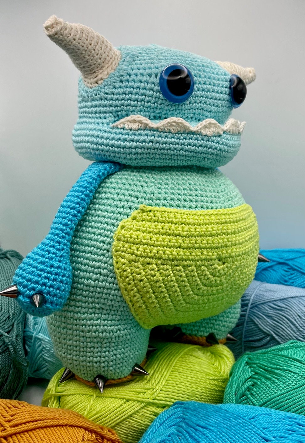 CROCHET PATTERN: PDF Download - the Big-boned Worry Monster - Emotional ...