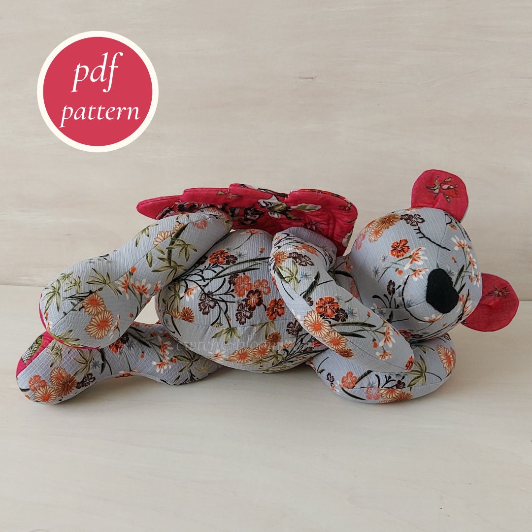 Memory Bear Pattern, PDF Sewing Pattern, Teddy Bear Pattern, Angel Baby ...