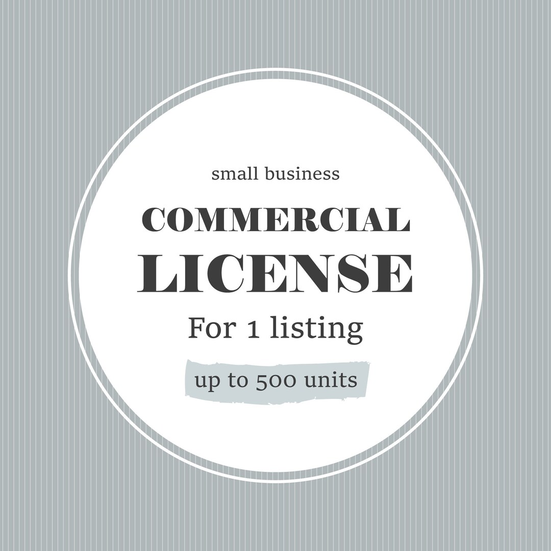Small Business COMMERCIAL LICENSE - Add on for Use of 1 Clip Art Set ...