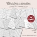 Christmas Gnome Doodle Clipart: Hand-drawn PNG Bundle (digital Download ...