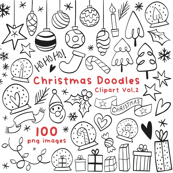 Doodle Clipart - Etsy