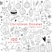 Christmas Doodles Clipart Vol.2 - 100 Transparent PNG Images PERSONAL ...