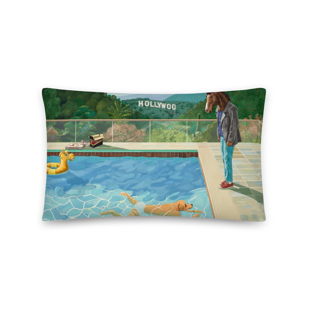Bojack Hockney Basic Pillow - Etsy