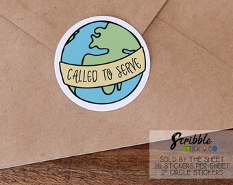 LDS Mission Stickers 20 Envelope Labels Card Happy Sticker | Etsy