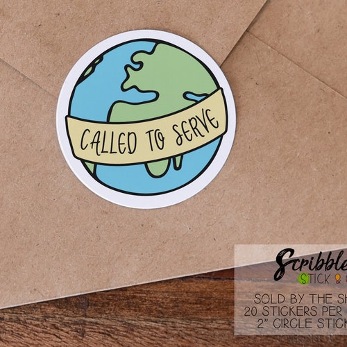 LDS Missionary Stickers 20 Envelope Labels Card Happy Sticker | Etsy