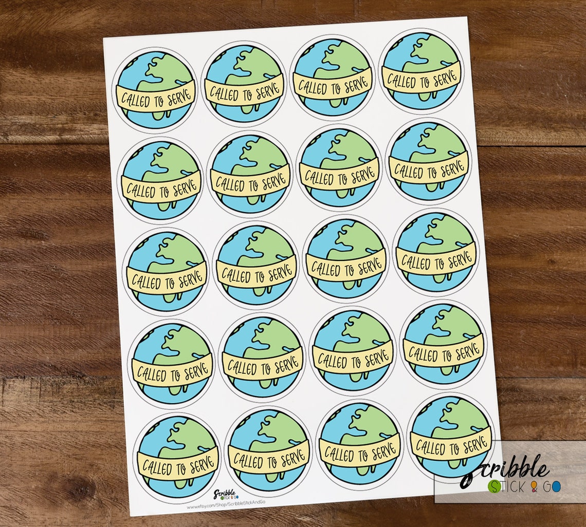 LDS Missionary Stickers 20 Envelope Labels Card Happy Sticker | Etsy