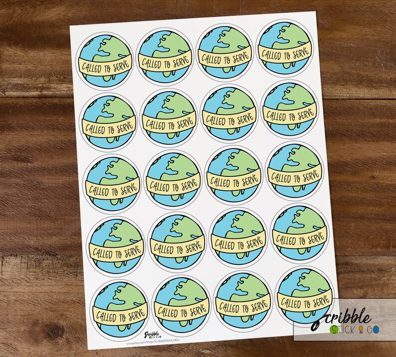 LDS Missionary Stickers 20 Envelope Labels Card Happy Sticker - Etsy