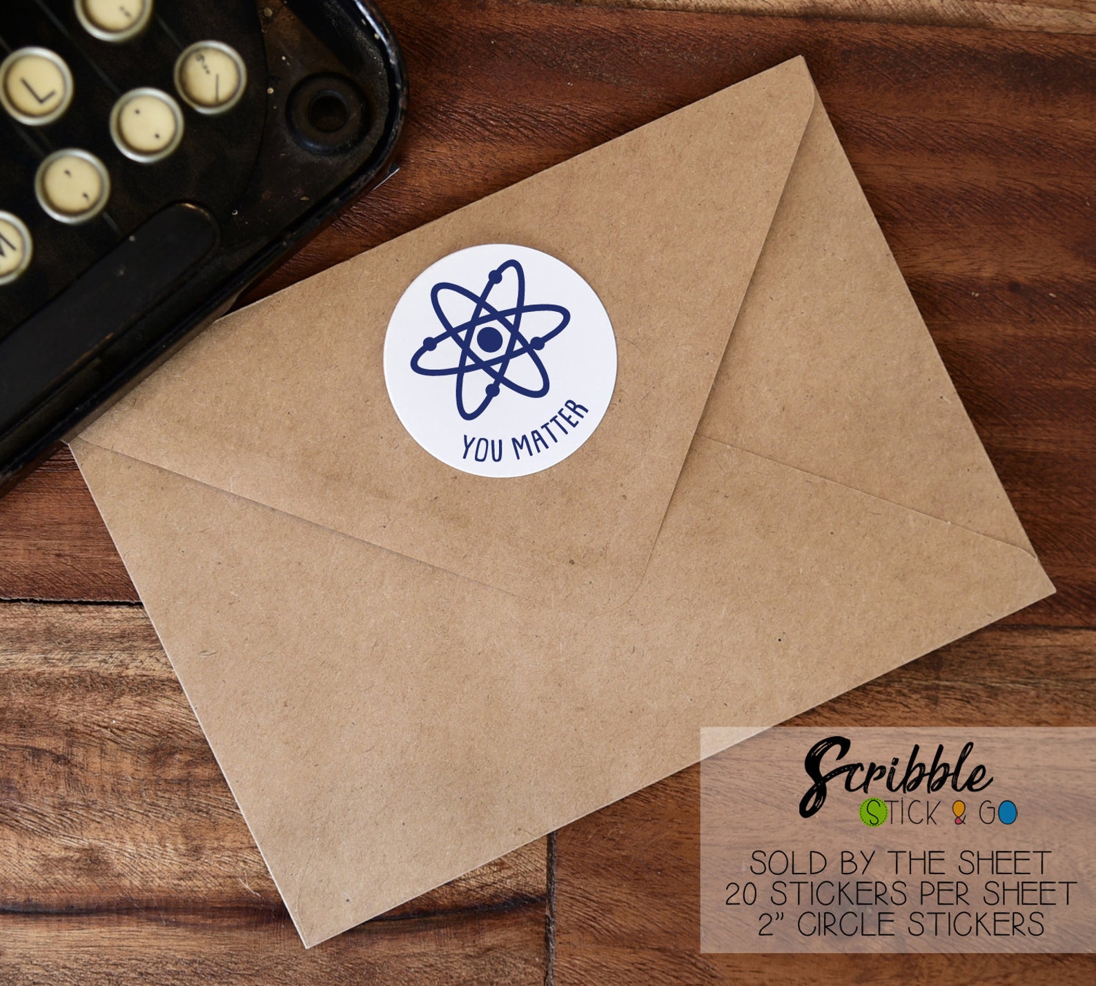 Science Stickers 20 You Matter Gift Tag Happy Mail Funny - Etsy