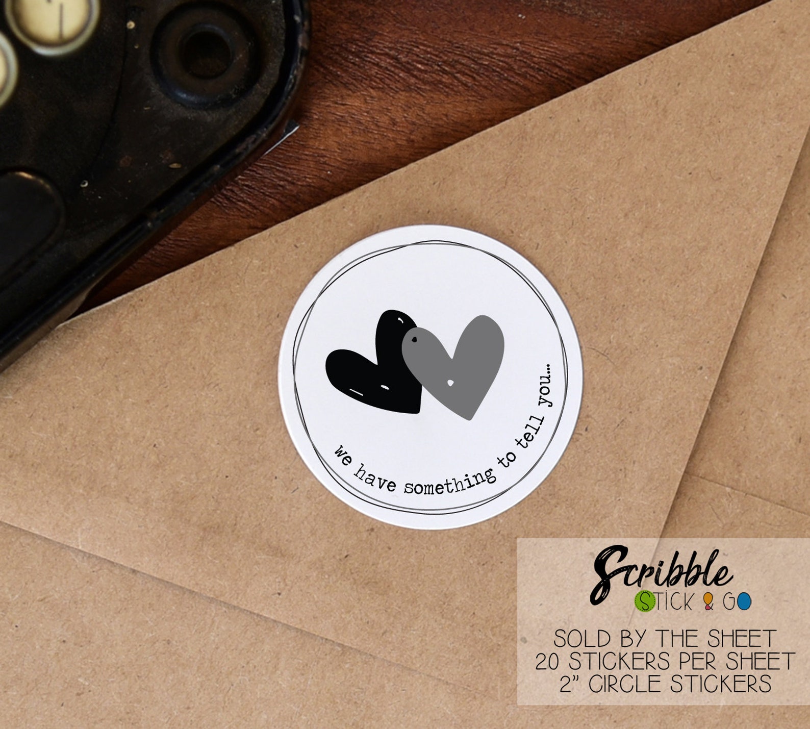 Announcement Sticker 20 Wedding Tags Happy Mail Invitation - Etsy