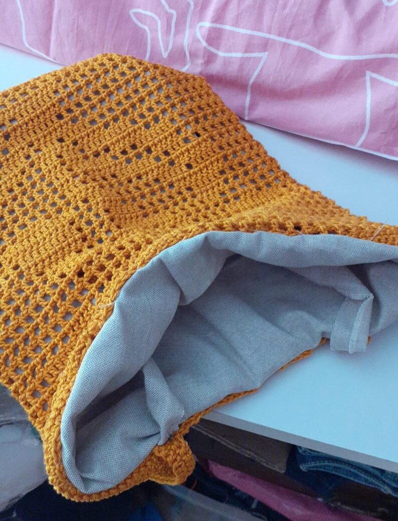Bell Flower Filet Crochet Tote Pattern | Summer Market Bag (PDF) - Etsy