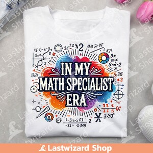 In My Math Specialist Era PNG, Mathematics Expert Sublimation Design ...