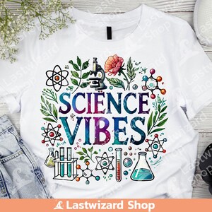 Science Vibes PNG: Educator Sublimation Design (digital Download) - Etsy