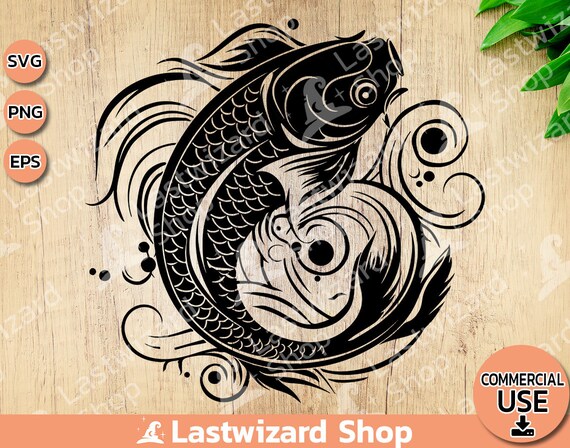 Koi Carp Tattoo Design
