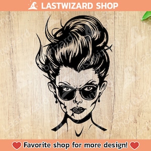 Zombie Woman Svg, Virus Undead Svg, Zombie Girl Svg, Scary Monster Svg ...