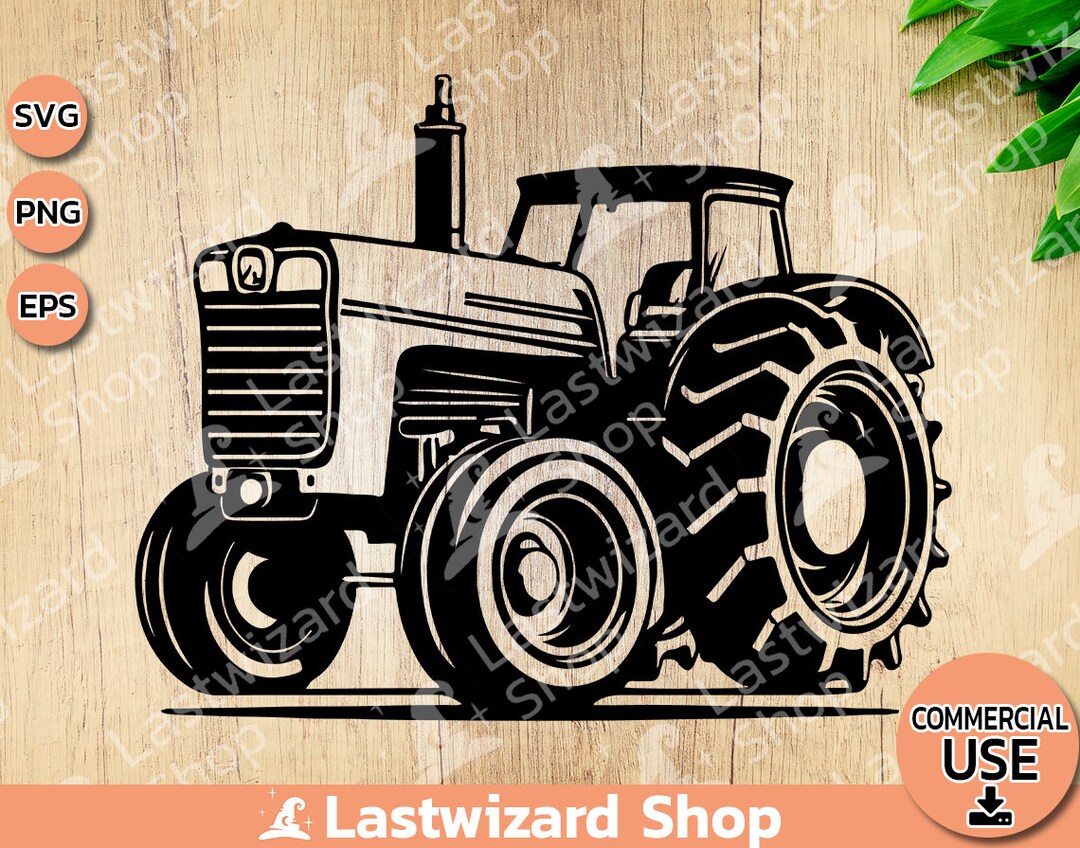 Tractor SVG PNG File, Farming Svg, Farmhouse Wagon for T Shirt ...