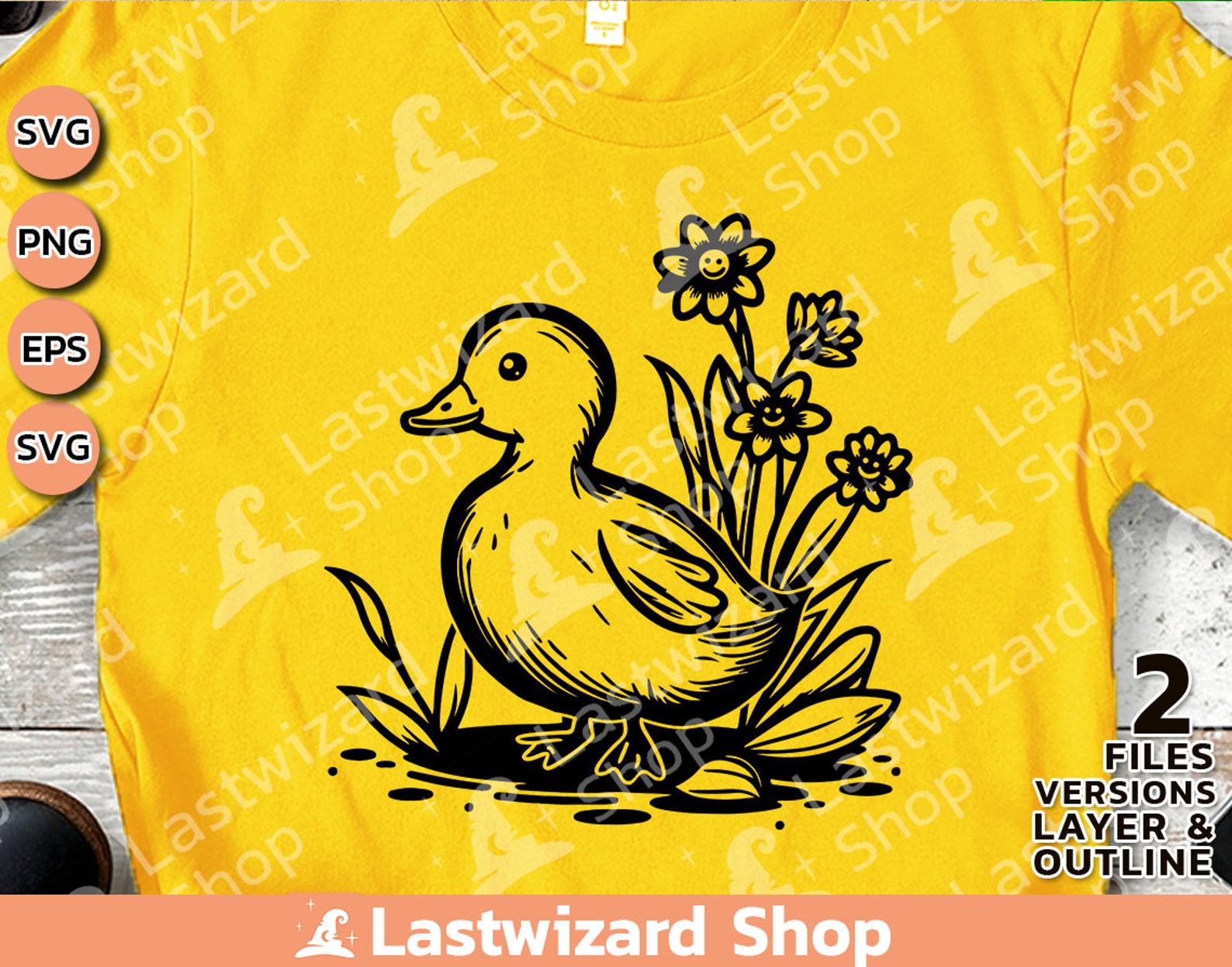 Duck With Flower Svg Mallards Svg Peking Svg Duck Keeper - Etsy