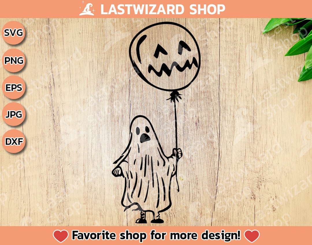 Boo Balloon Svg, Ghosts Svg, Boo Svg, Gleeful Ghost Svg, Halloween ...