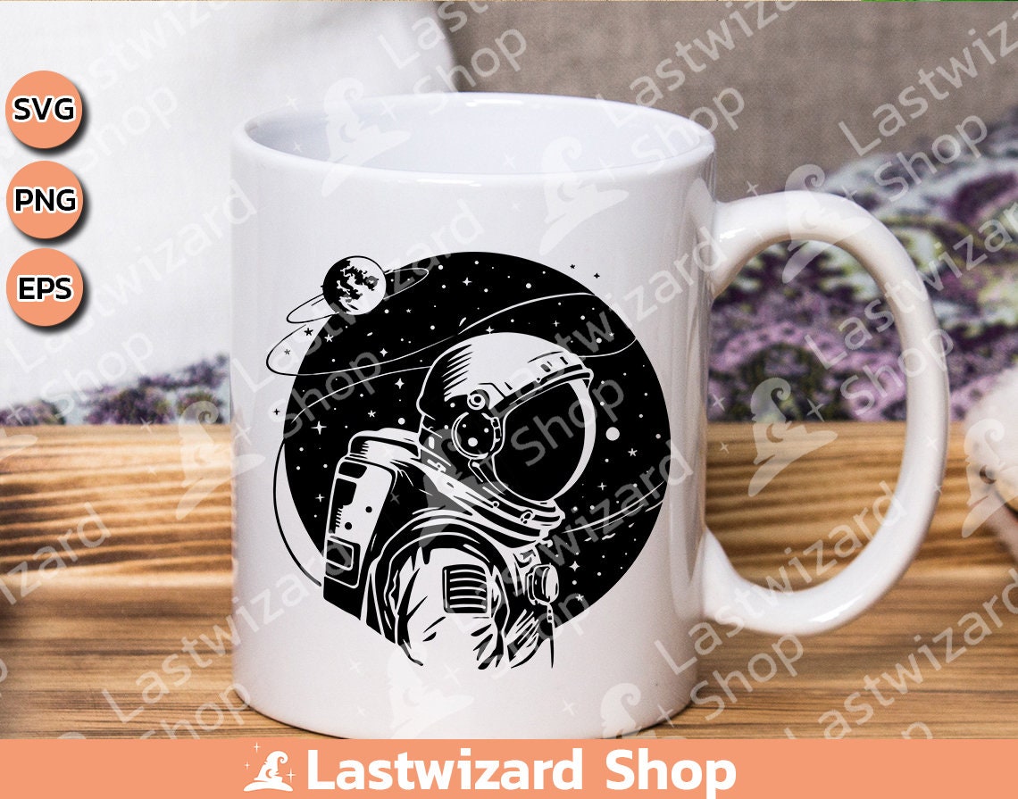 Astronaut With Planets Svg Milky Way Svg Astronomy Svg - Etsy Australia
