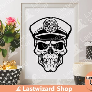 Skull US Navy Svg, Ocean Warship Svg, Sea Battleship Crew Svg, Veteran ...