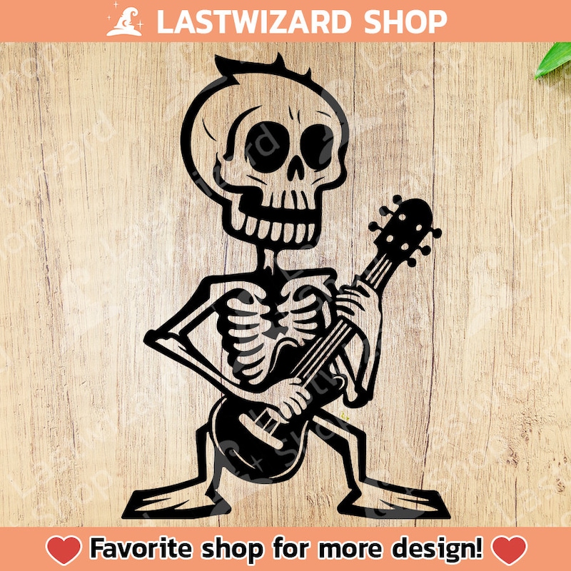 Rock and Roll Skull - Etsy