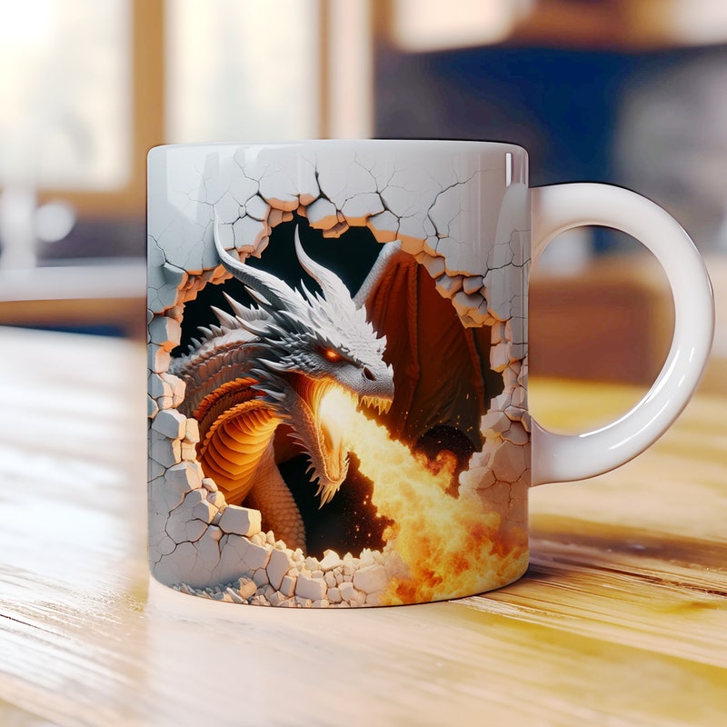 Bad Dragon Mug - Etsy