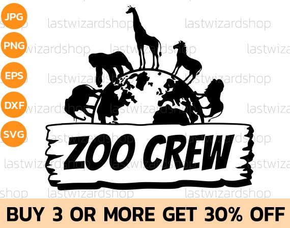 Zoo Crew Svg Mom Squad svg Animal Svg Zoo Trip Svg Teacher | Etsy