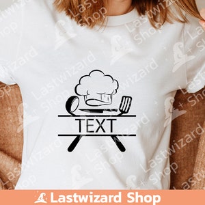 Chef Name Monogram SVG PNG File, Culinary School for T Shirt, Sous Chef ...