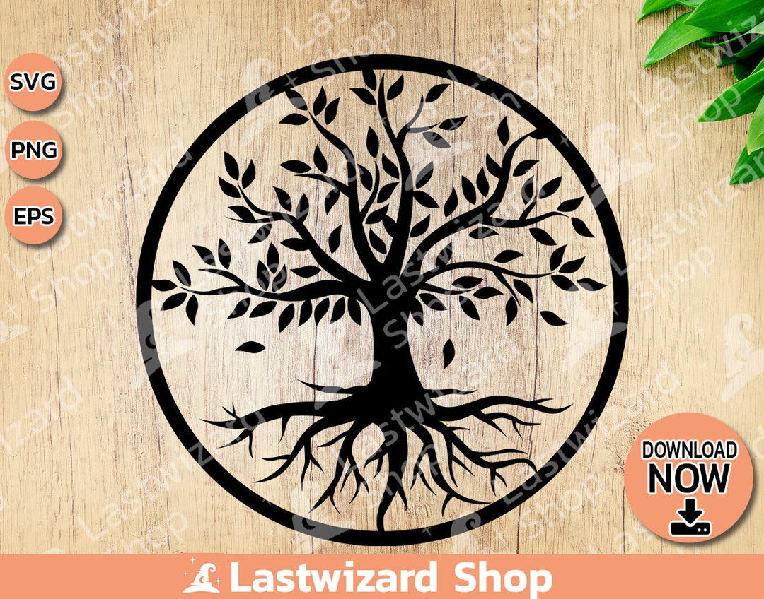 Tree of Life Svg, Spirituality Svg, Wisdom Svg, Mystical Svg, Nature ...