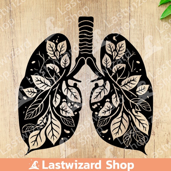 Lung Svg - Etsy
