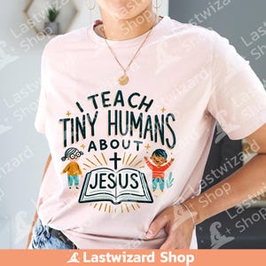 I Teach Tiny Humans About Jesus Png, Youth Pastor Sublimation Design ...