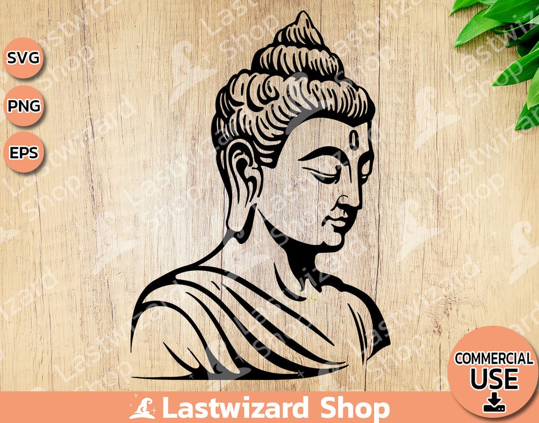 Buddha SVG File: Mahasthamaprapta Bodhisattva Tattoo (digital Download ...