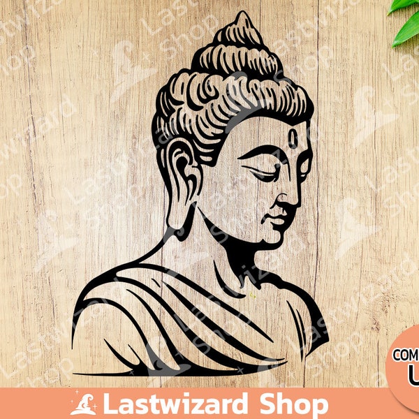Buddha Heads Svg - Etsy