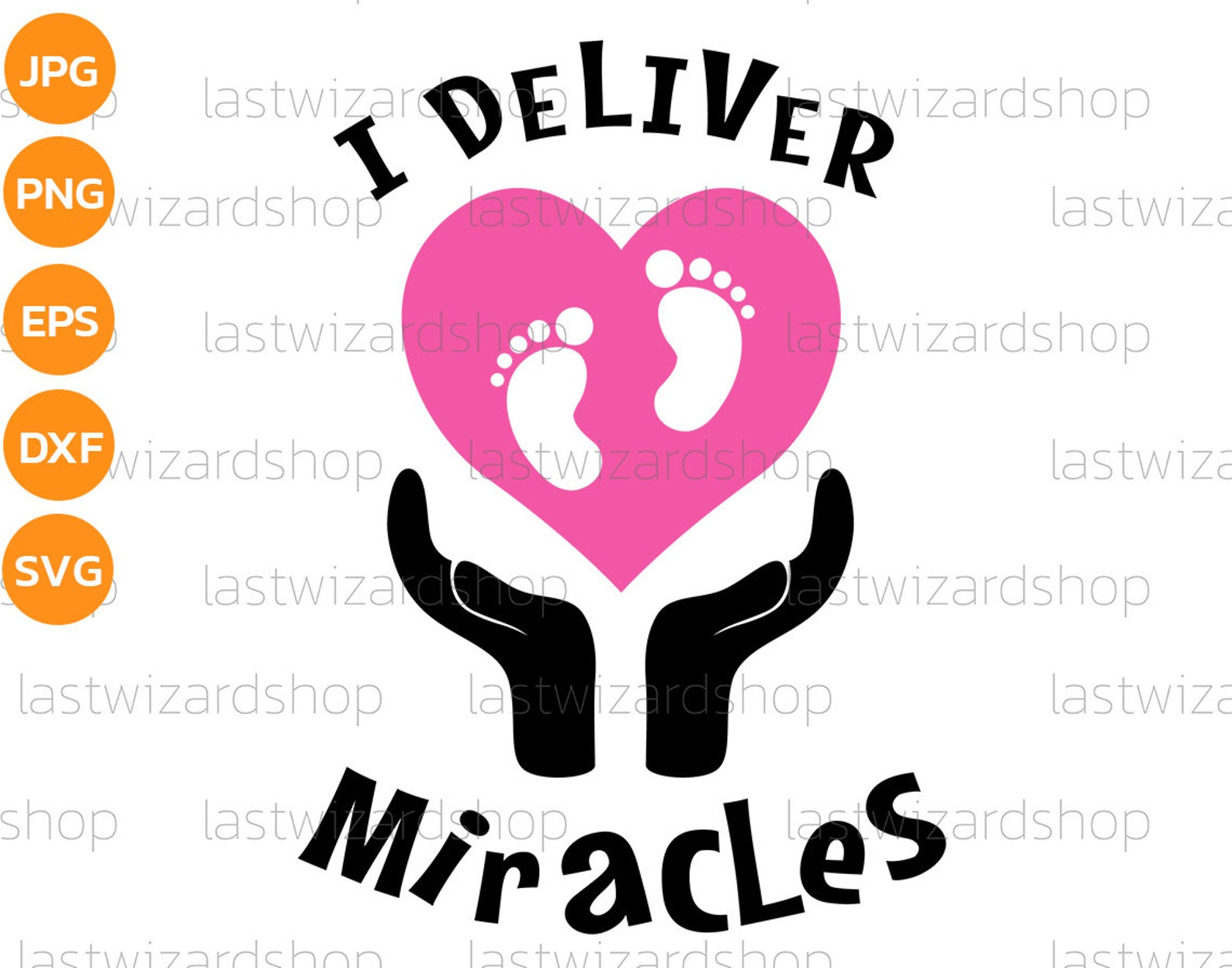 I Deliver Miracles Svg Miracle Baby Svg Baby Feet Newborn - Etsy