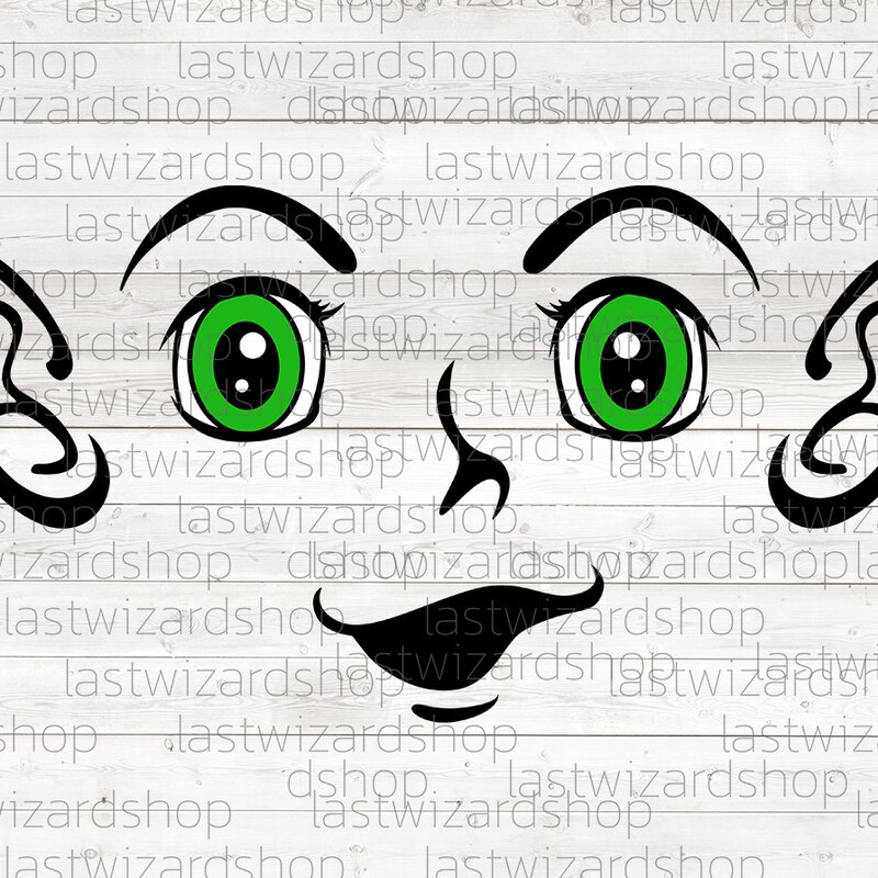 Elf Face Svg - Etsy