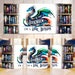 Book Dragon Mug Wrap: Sublimation Design Template (digital Download) - Etsy