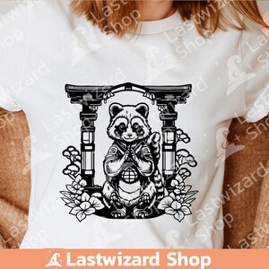 Tanuki Shrine SVG: Japanese Mythology Racoon Dog (digital Files) - Etsy