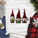 Red Buffalo Plaid Gnome Png, Merry Christmas Gnome Png, Red Three Gnome ...