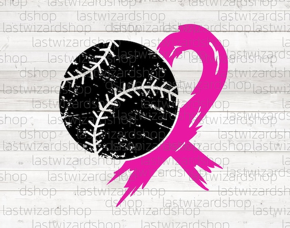 Baseball Tackle Breast Cancer Svg Cancer Awareness Svg Pink - Etsy