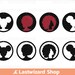 Afro African American Earrings Svg, African Woman Faux Leather Earrings ...