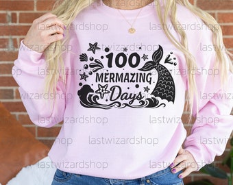 100 Mermazing Days of School Svg - Etsy