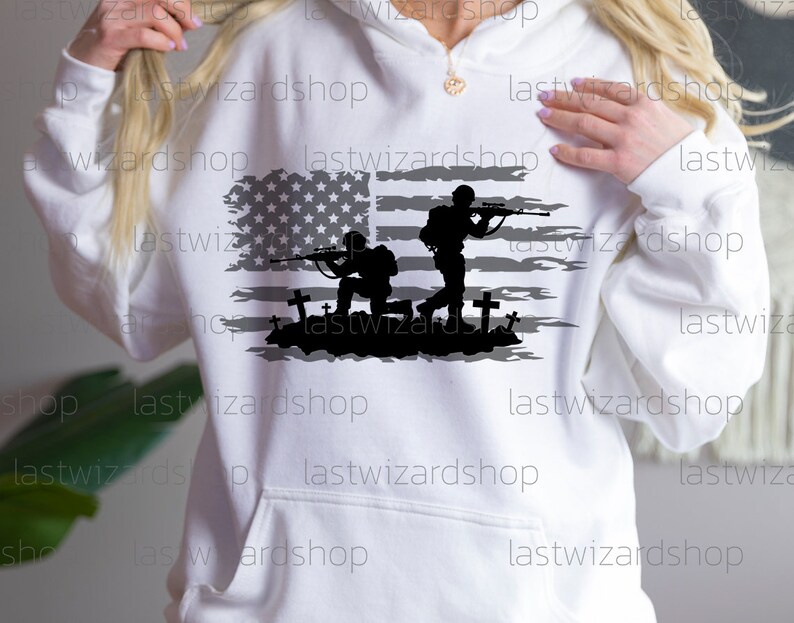 Soldiers American Flag Svg Distressed USA Flag Svg Memorial - Etsy