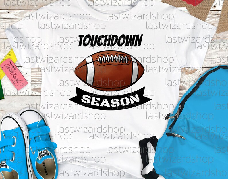 Touchdown Season Png Football Clip Art Football Mom | Etsy